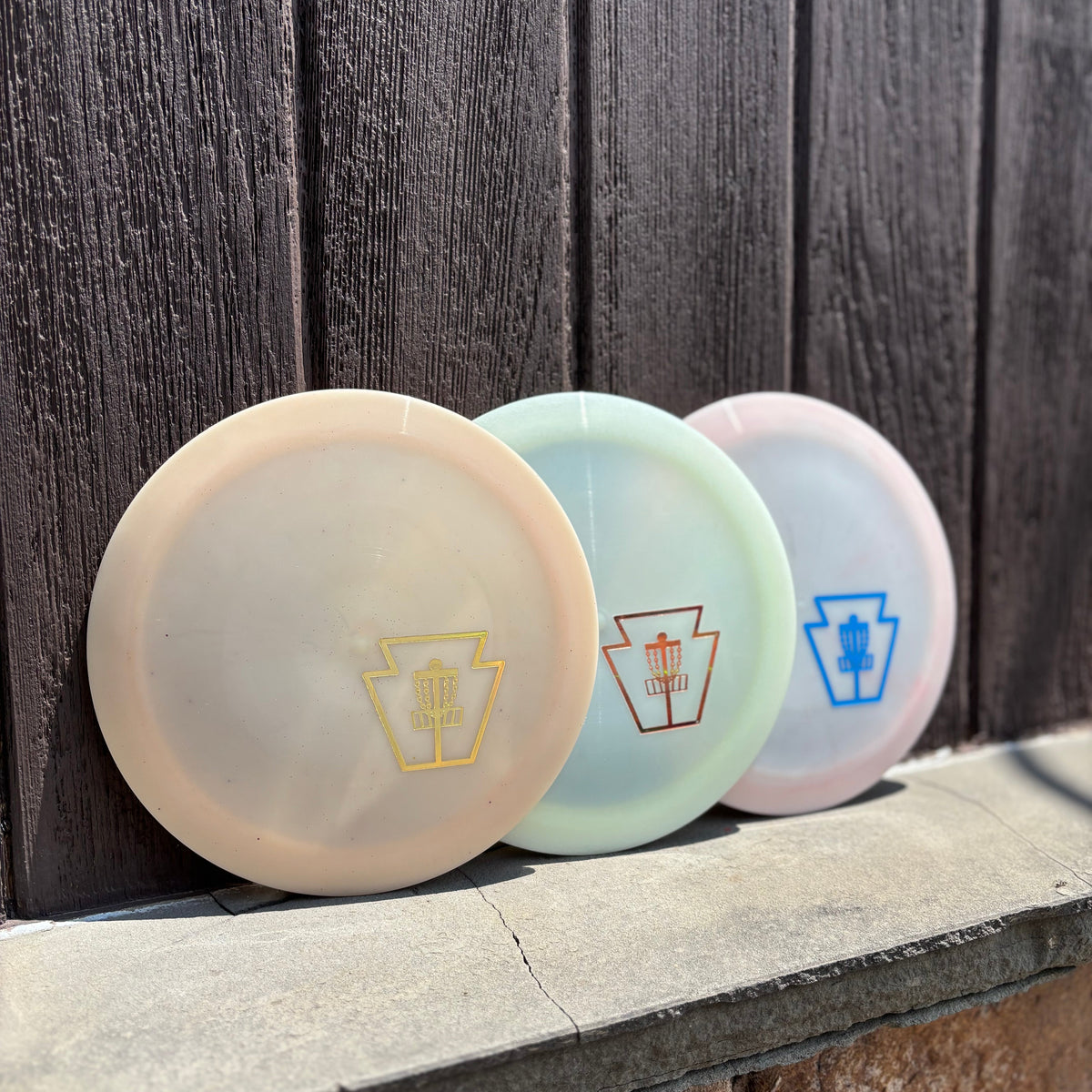 NXT Superglow Aura - Keystone Corner Stamp — D-town Disc Golf